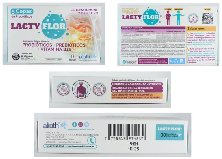 Suplemento dietario a base de probióticos + prebióticos + vitamina B12 marca Lactyflor – Colegio ...